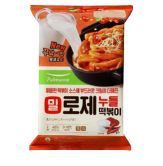 풀무원 로제 누들떡볶이 420g 배민 장보기∙쇼핑