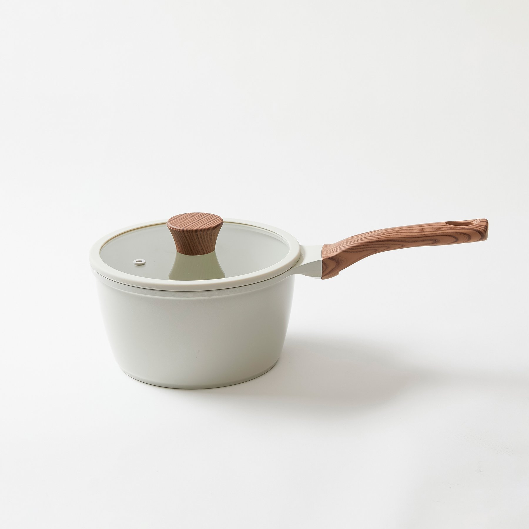 Jaju자주 인덕션 겸용 항균처리 세라믹 코팅 편수냄비18cm 배민 장보기∙쇼핑