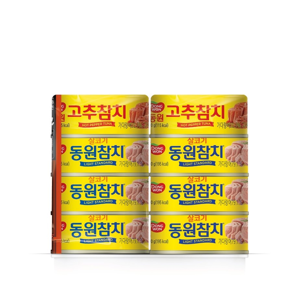 동원 살코기참치+고추참치 90Gx6+90Gx2 | 배민 장보기∙쇼핑