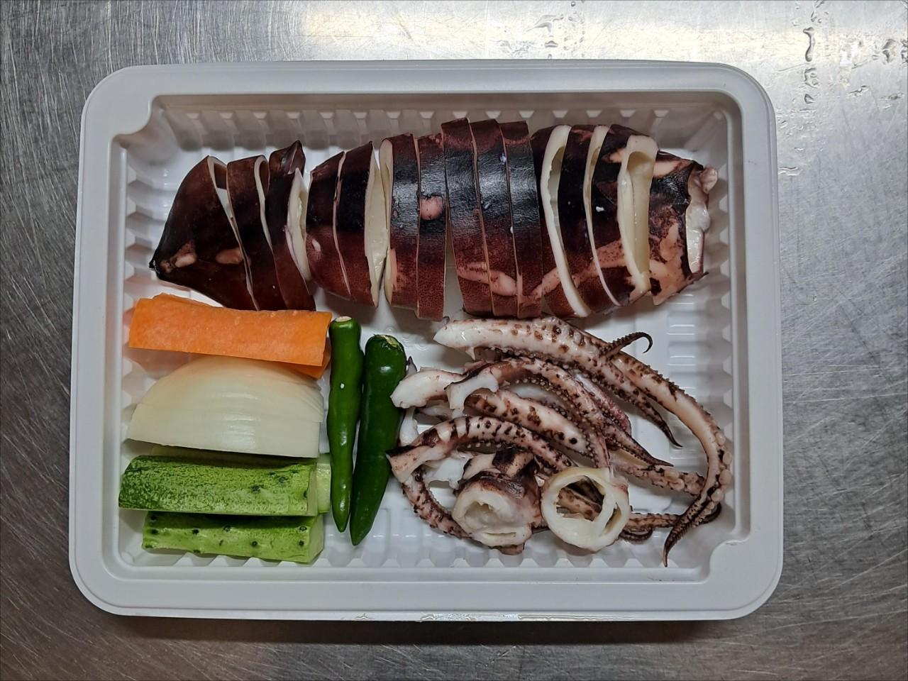 오징어 숙회초장포함한마리 배민 장보기∙쇼핑