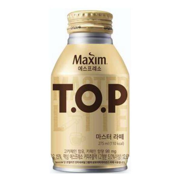 맥심)TOP마스터라떼275ML | 배민 장보기∙쇼핑