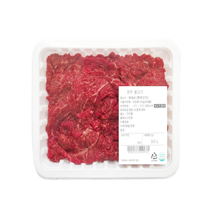 한우 불고기 300g 배민 장보기∙쇼핑