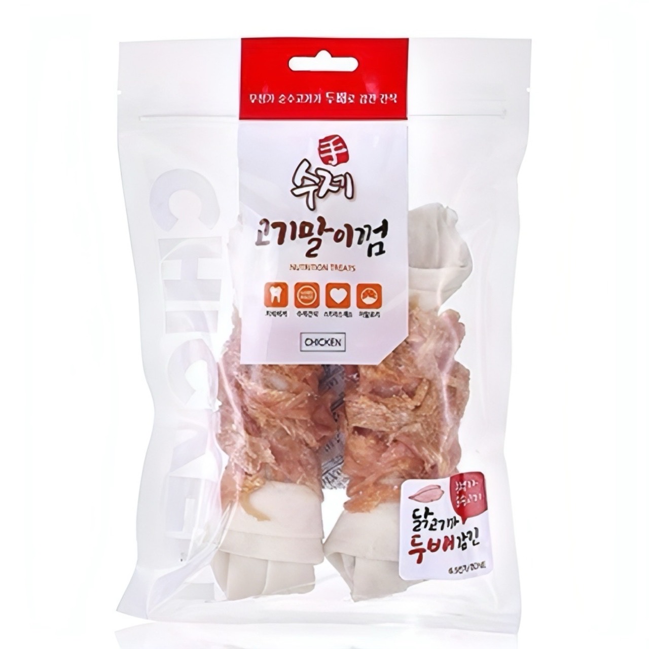 수제 고기말이껌 치킨껌 2p 65 배민 장보기∙쇼핑
