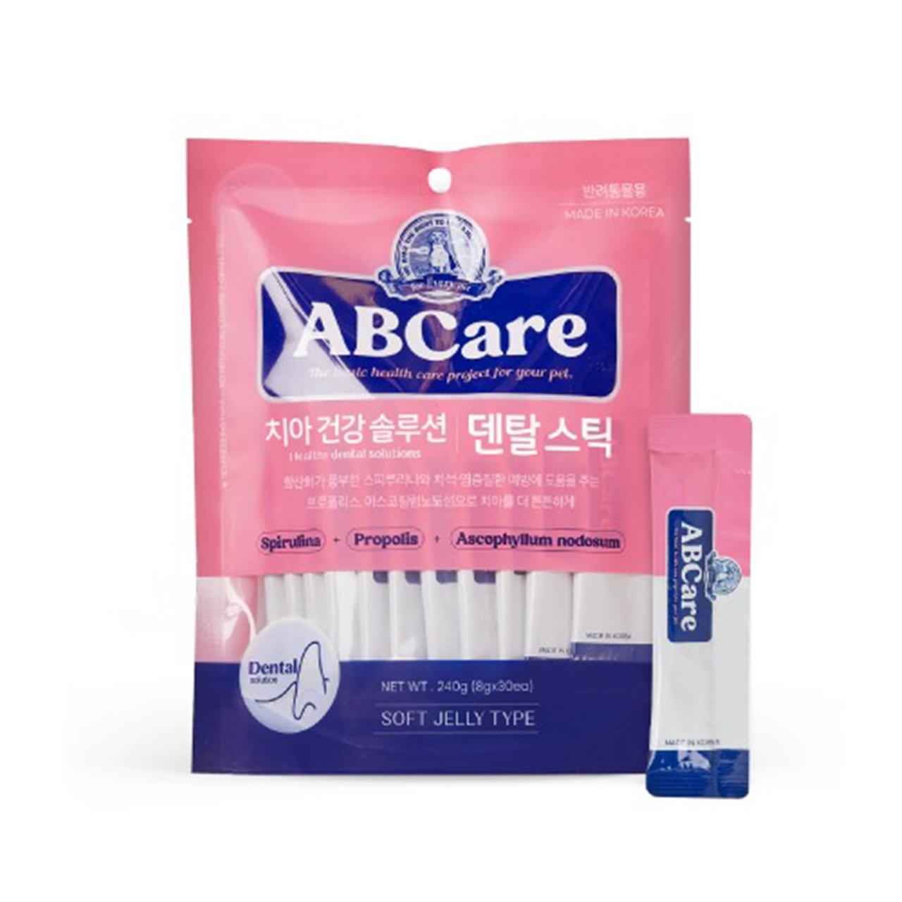 Abcare 영양제 덴탈 순살스틱 240g 배민 장보기∙쇼핑