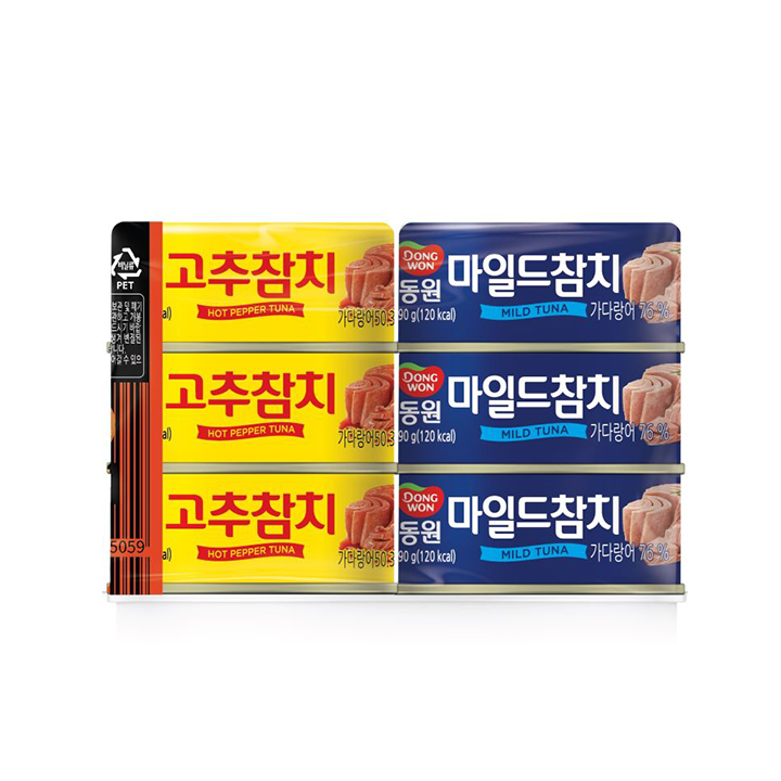 동원 고추참치90gx3+마일드90gx3 | 배민 장보기∙쇼핑