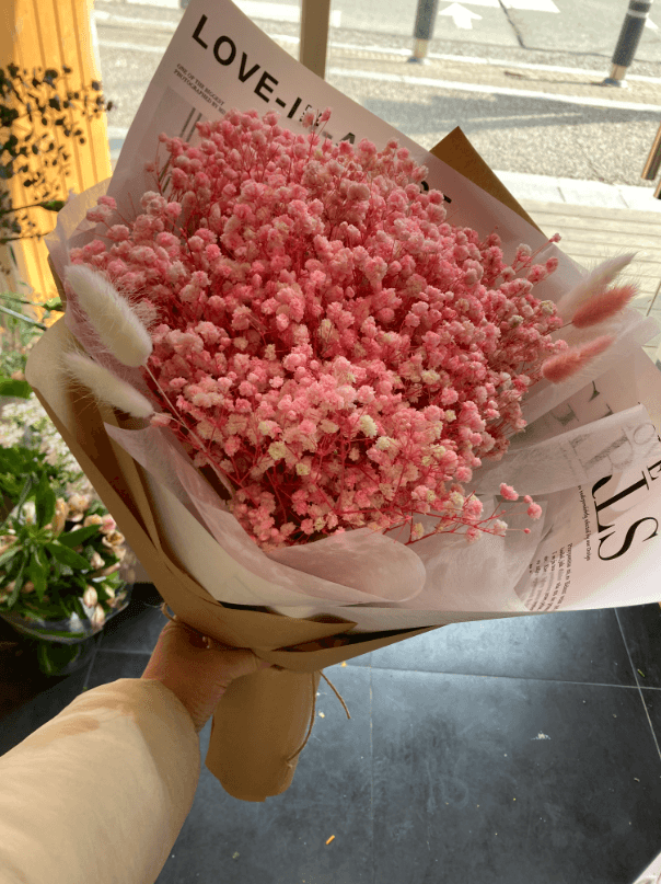 L프리저브드꽃다발 배민 장보기∙쇼핑