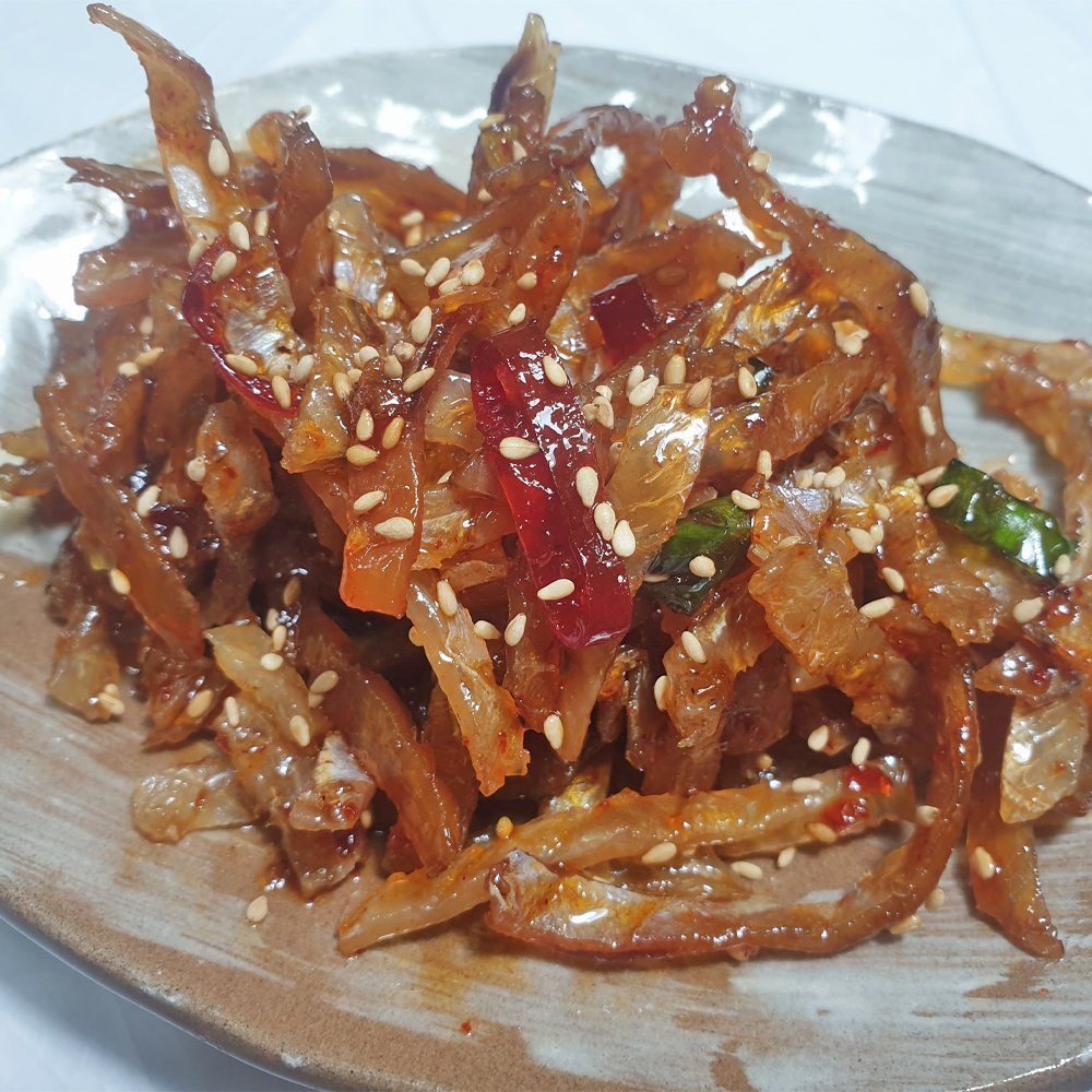 입맛 돋우는 채쥐포볶음 200g 수암 우리집반찬 배민 장보기∙쇼핑