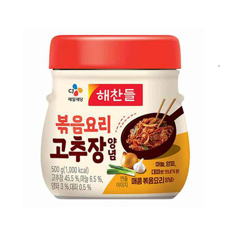 해찬들볶음요리 고추장 양념 500g 배민 장보기∙쇼핑