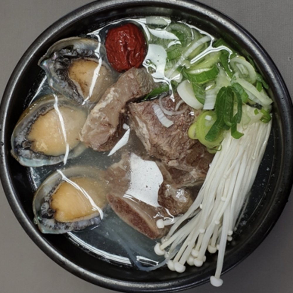 바다와 육지의 만남 맑은전복갈비탕 신장 나산고기구이 배민 장보기∙쇼핑