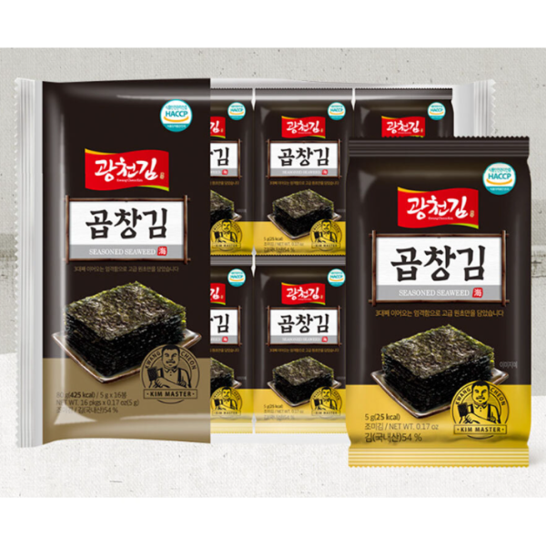 광천김 곱창김도시락16봉 | 배민 장보기∙쇼핑