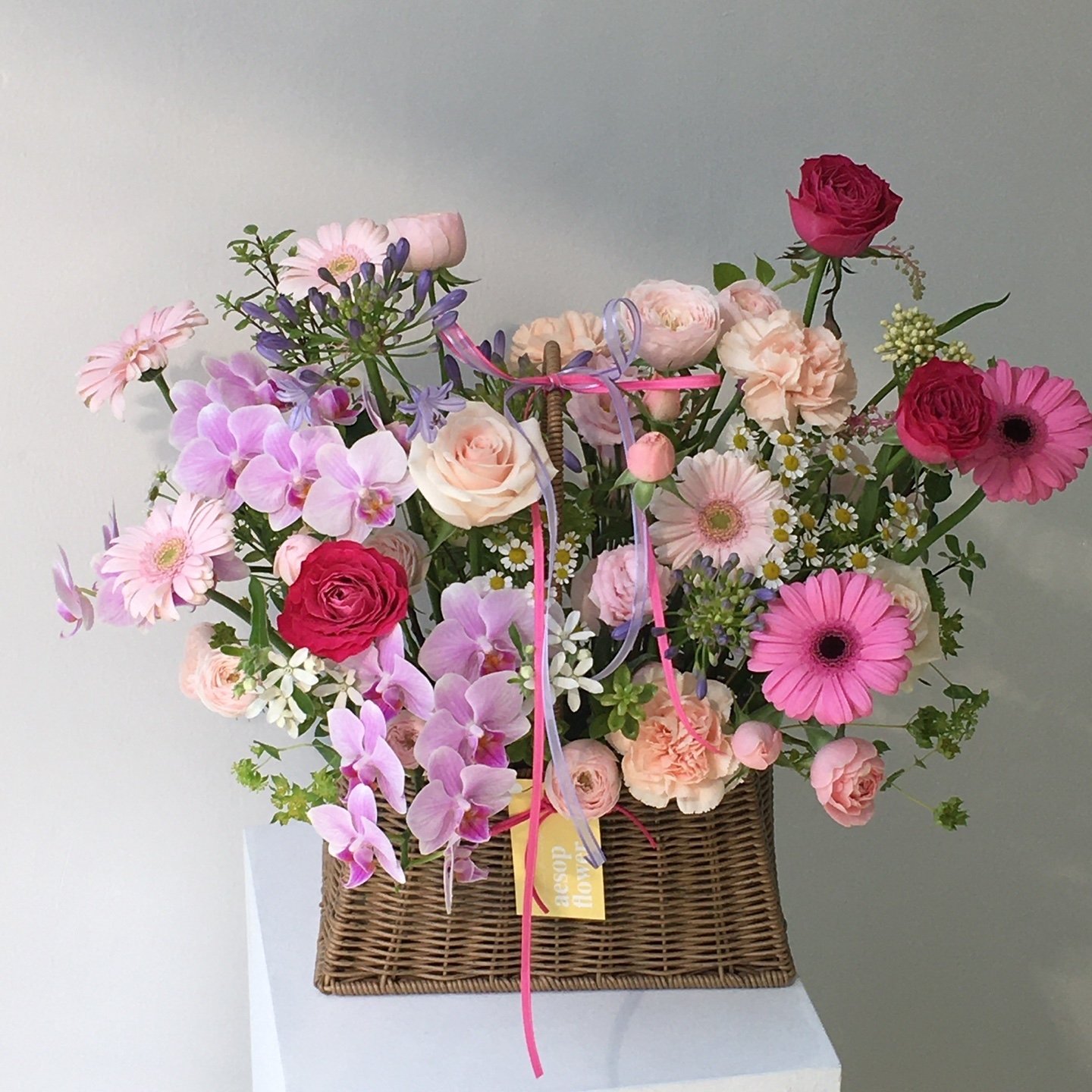 기본 꽃바구니 단일상품 사이즈 L 배민 장보기∙쇼핑