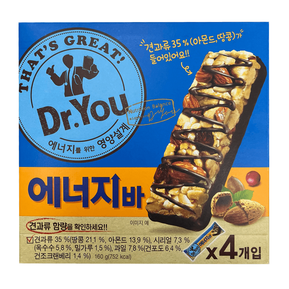 닥터유 에너지바 4개입 배민 장보기∙쇼핑