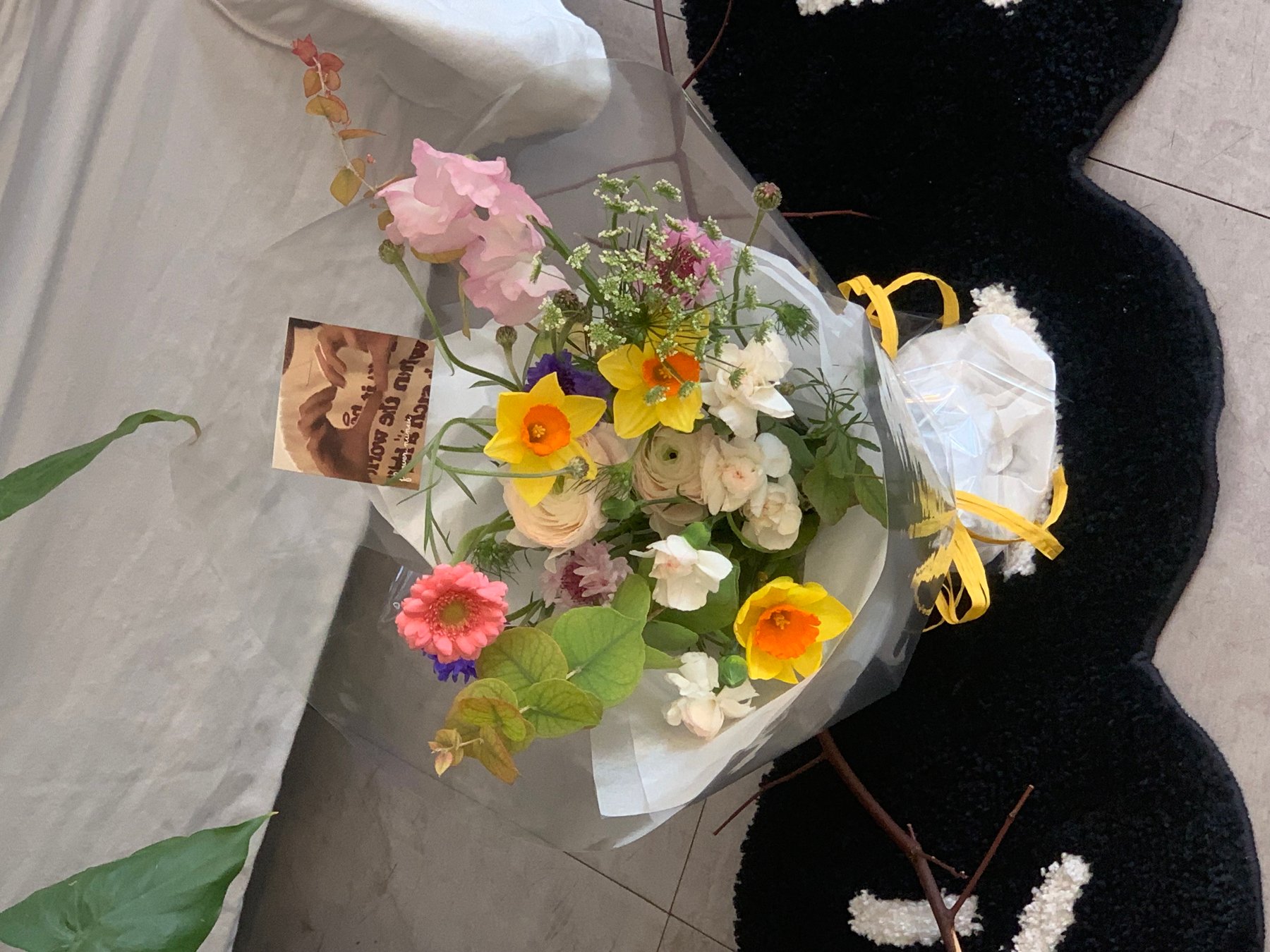 M 꽃다발습자지포장지 배민 장보기∙쇼핑