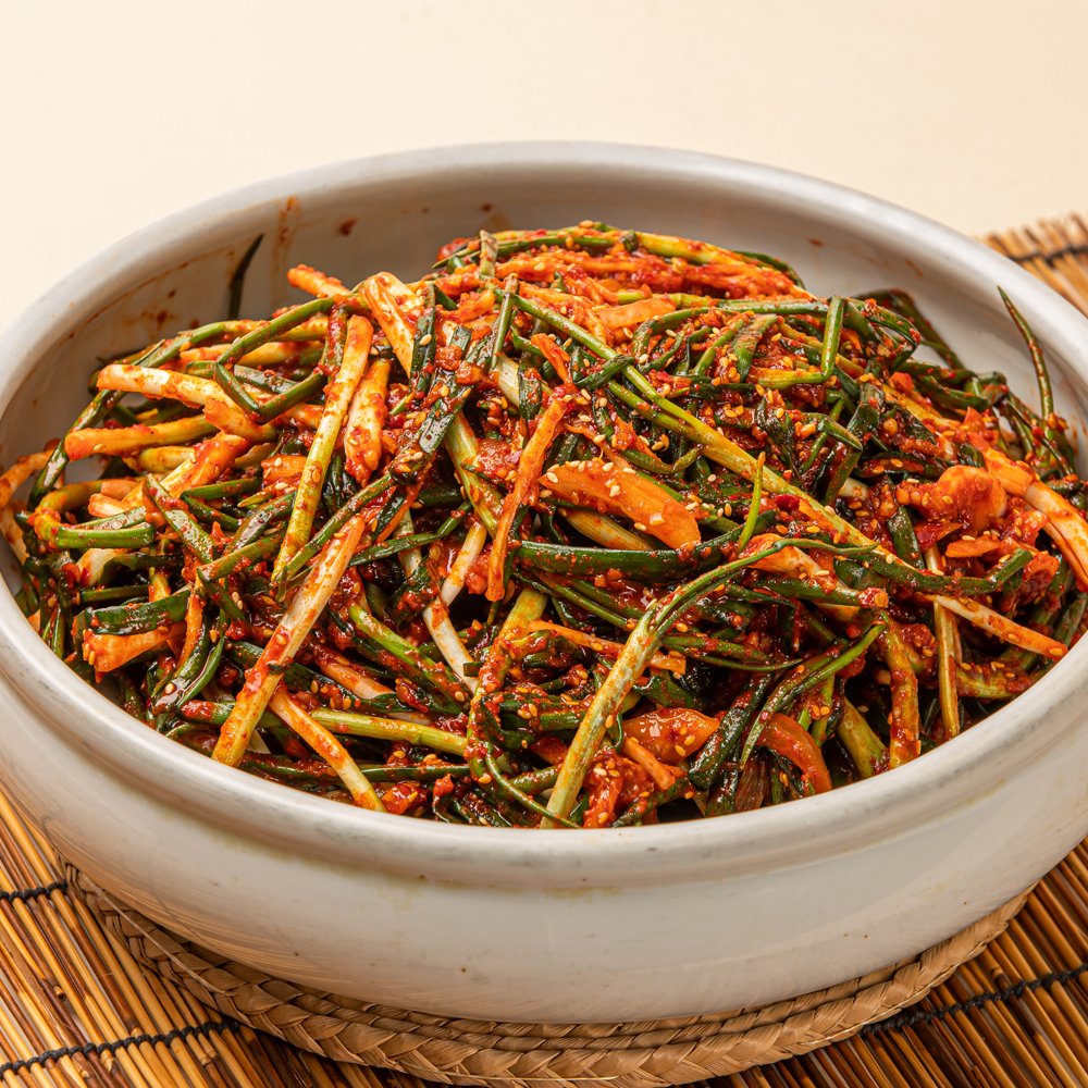 쪽파의 알싸한 감칠맛 파김치 400g 한민 항아리반찬 배민 장보기∙쇼핑