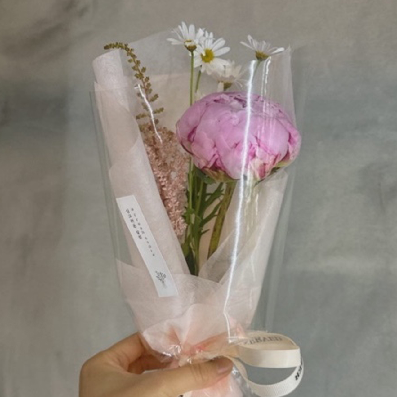 꽃포장 한송이 소재 배민 장보기∙쇼핑