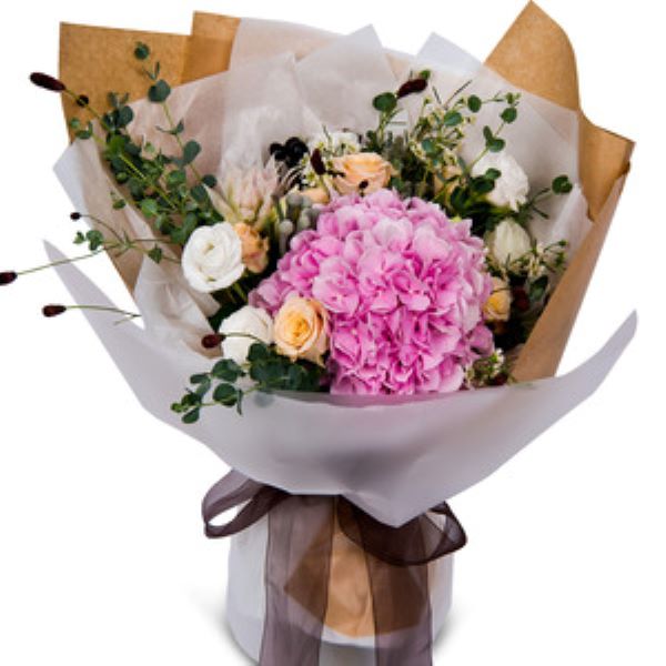 핑크수국꽃다발 배민 장보기∙쇼핑